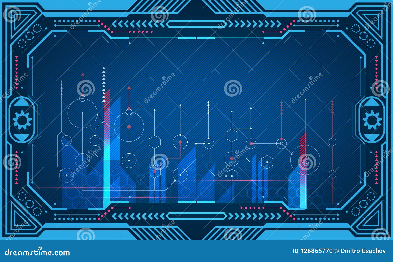 Graphical Presentation Computer Panel, Monitor, Frame, Control Display ...