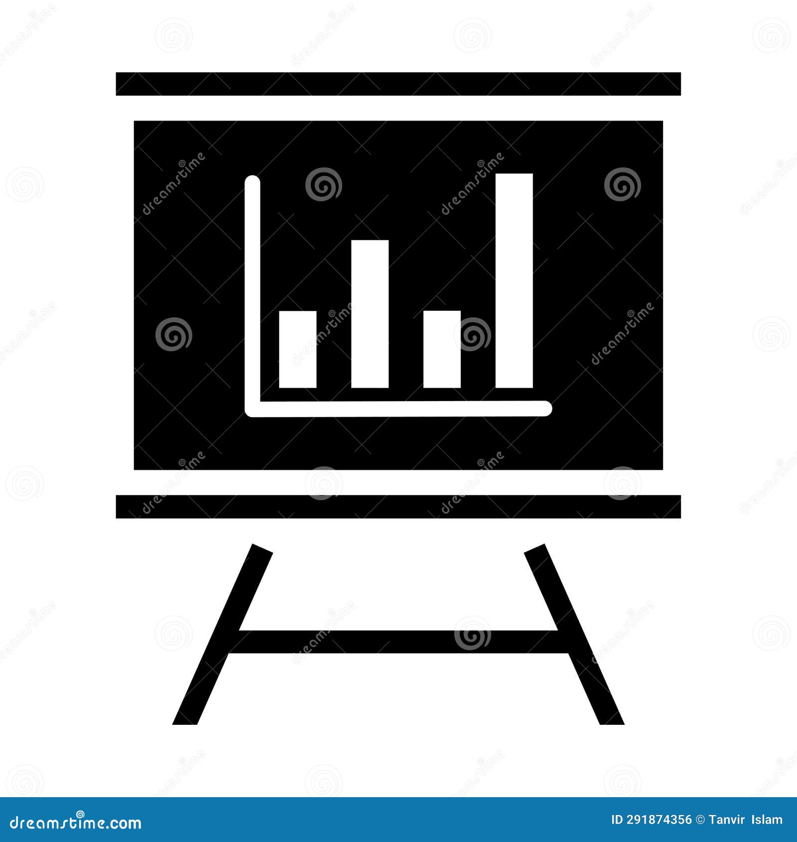 Graphical Presentation Icon Stock Illustration - Illustration of ...
