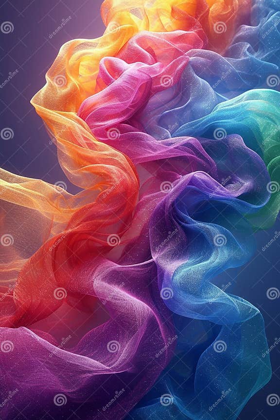 Graphical Representation of a Coloured Sine Wave. AI Generative Stock ... Graphical Representation of a Coloured Sine Wave. AI Generative Stock ...