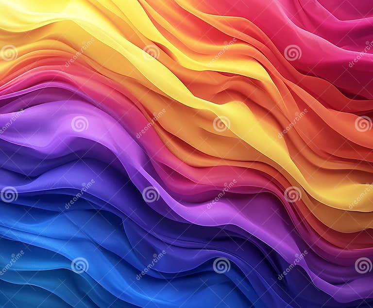 Graphical Representation of a Coloured Sine Wave. AI Generative Stock ... Graphical Representation of a Coloured Sine Wave. AI Generative Stock ...