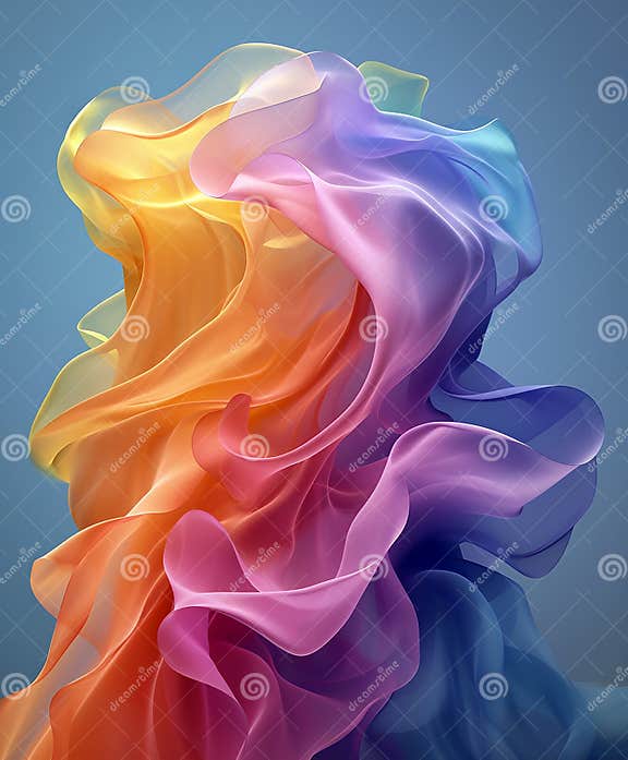 Graphical Representation of a Coloured Sine Wave. AI Generative Stock ... Graphical Representation of a Coloured Sine Wave. AI Generative Stock ...
