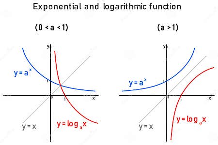 Graphical Representation and Comparison of Logarithmic and Exponential ...