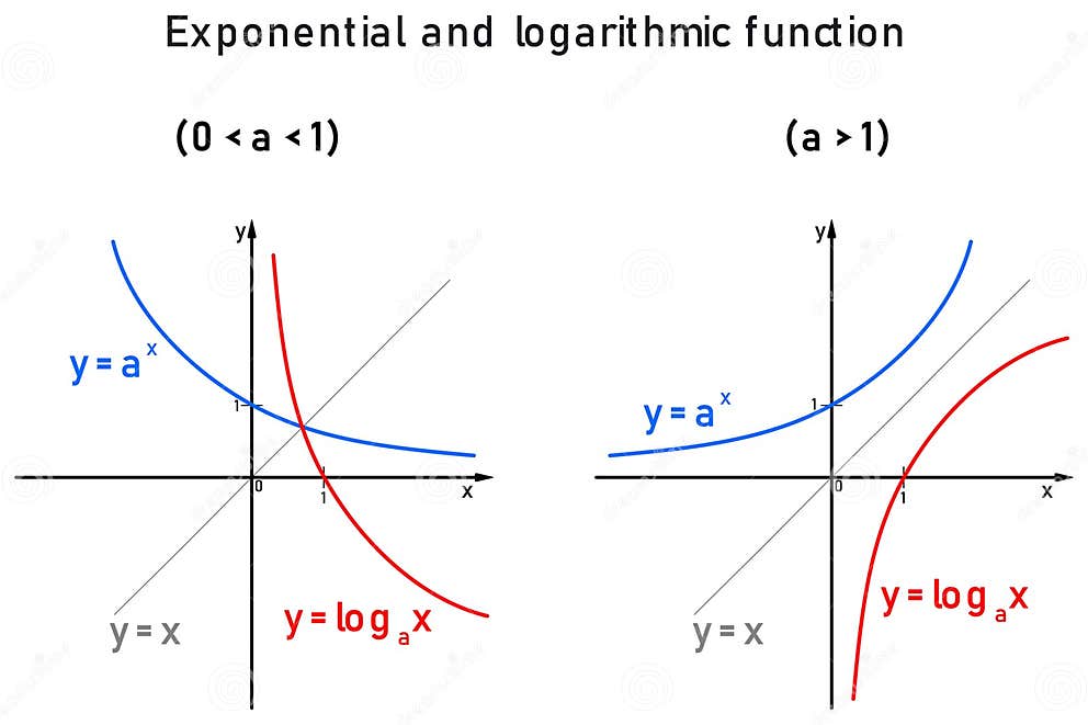 Graphical Representation and Comparison of Logarithmic and Exponential ...