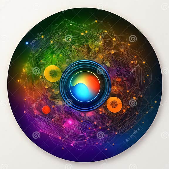 A Graphical Representation Of A Connected Iot Network With Various Nodes Devices And