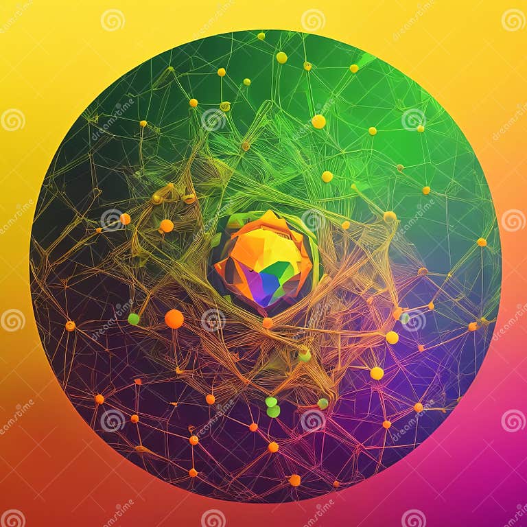 A Graphical Representation Of A Connected Iot Network With Various