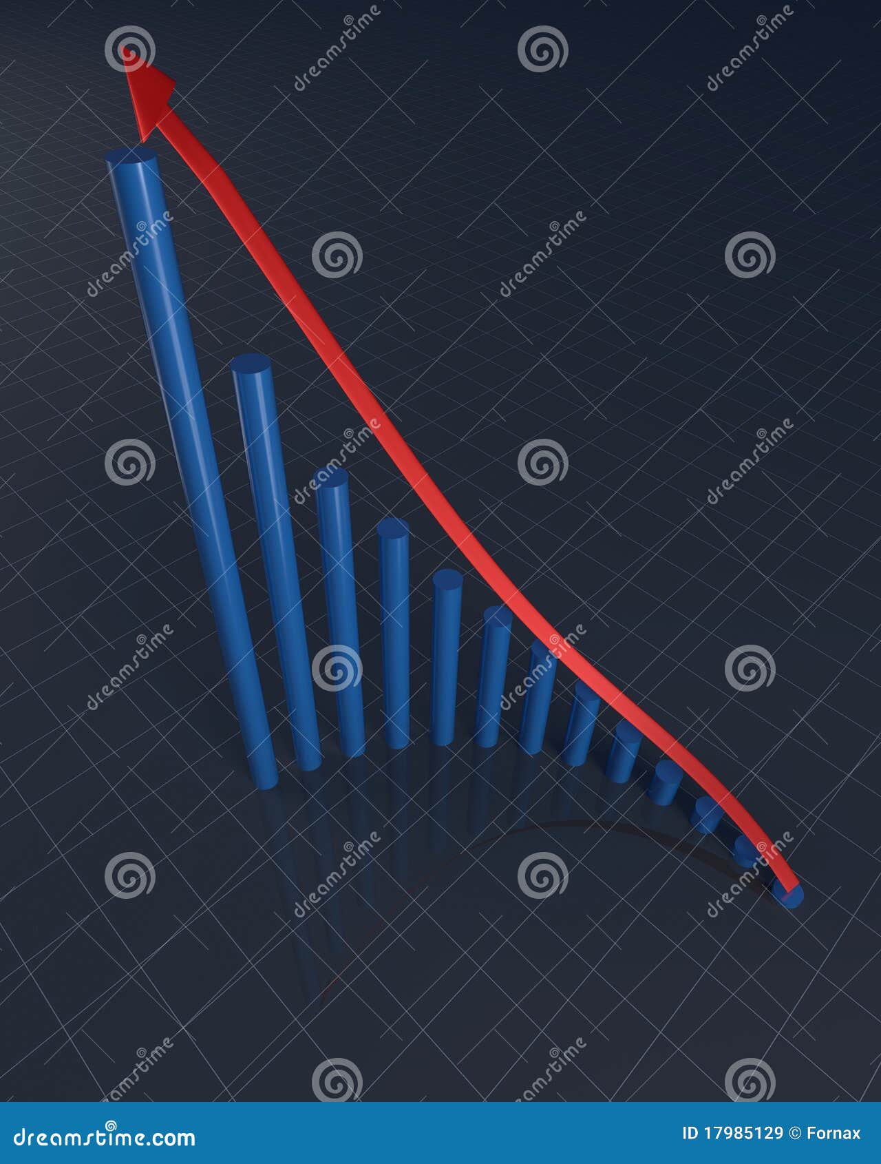 Graphical Representation of Profit Increase Stock Illustration ...