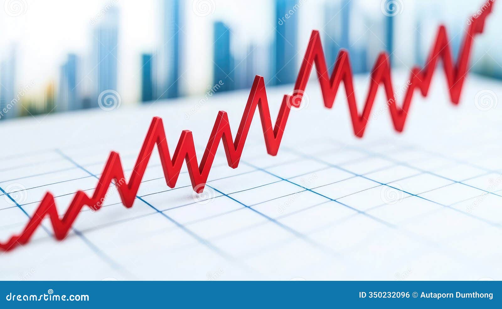 A Graphical Representation of an Upward Trend in Business Performance ...