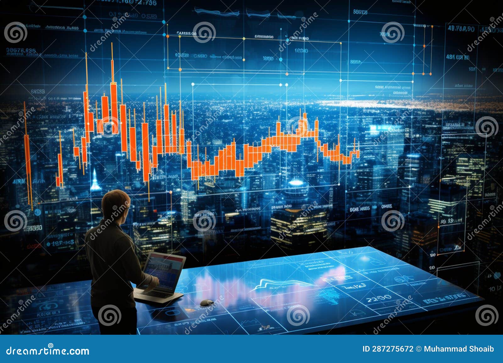 Graphical Representations Convey Financial Intricacies Royalty-Free ... Graphical Representations Convey Financial Intricacies Royalty-Free ...