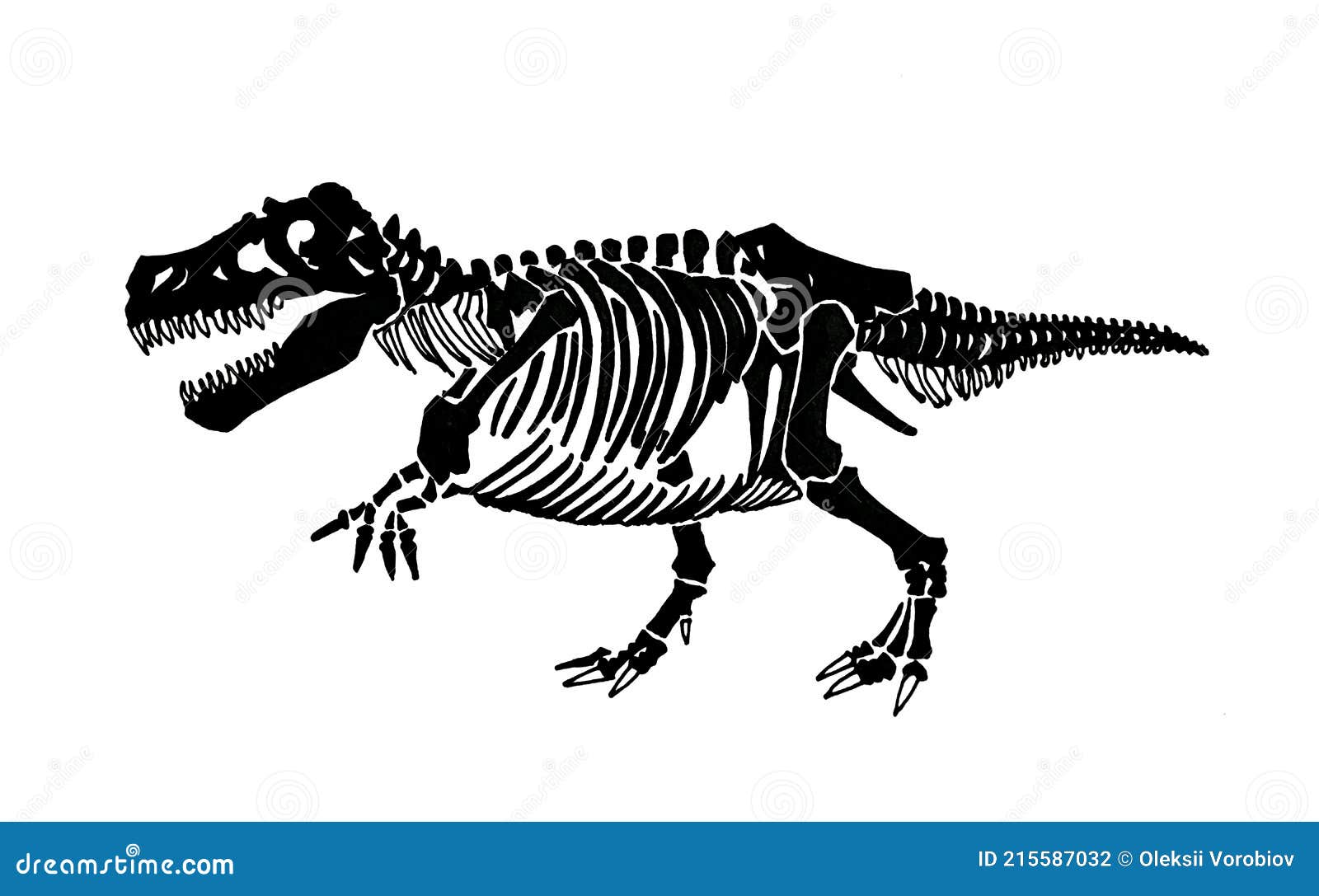 Graphical Skeleton Of Loch Ness Monster Isolated On White,water ...