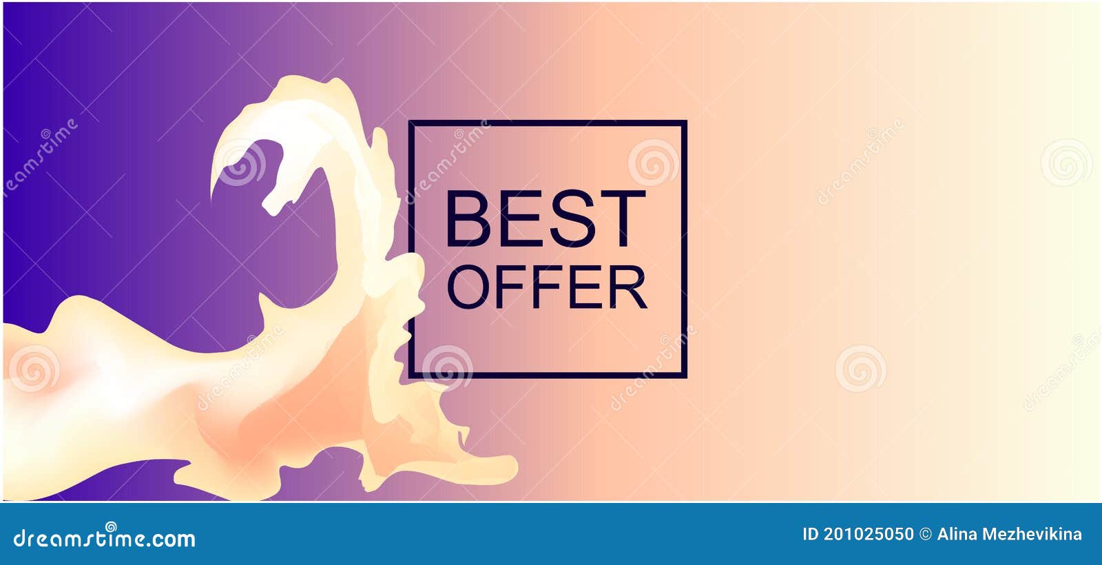 Graphical User Interface for Best Offer, Website Design Stock Vector ...