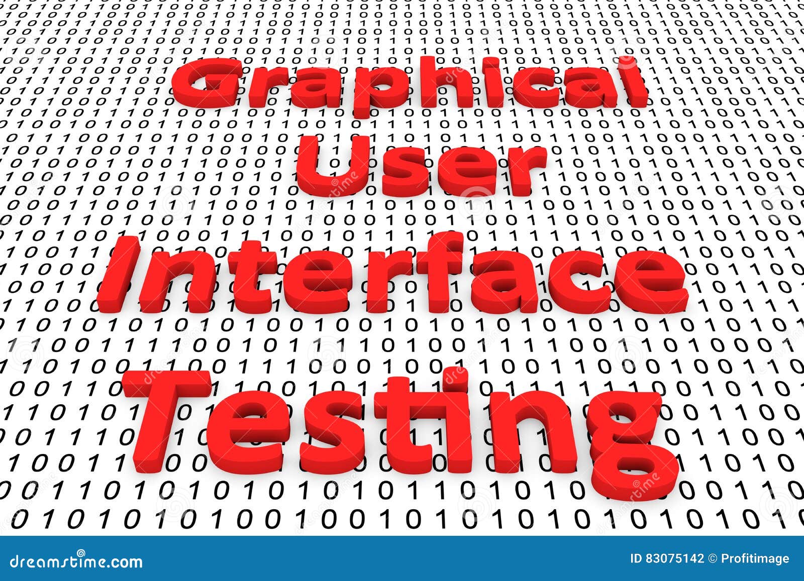 Graphical User Interface Testing Stock Illustration - Illustration of ...