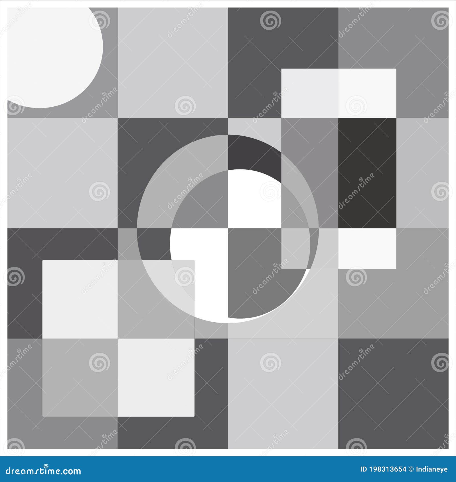 Shades of Grey Graphical Art Stock Illustration - Illustration of color ...