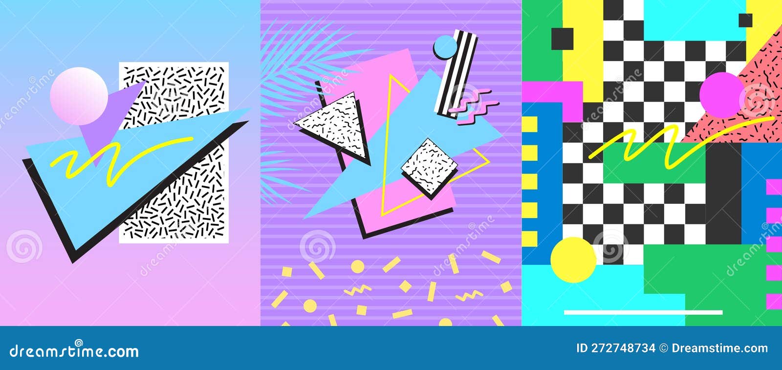 80 S Retro Collection of Artworks for Posters, Flyers, Post Cards ...