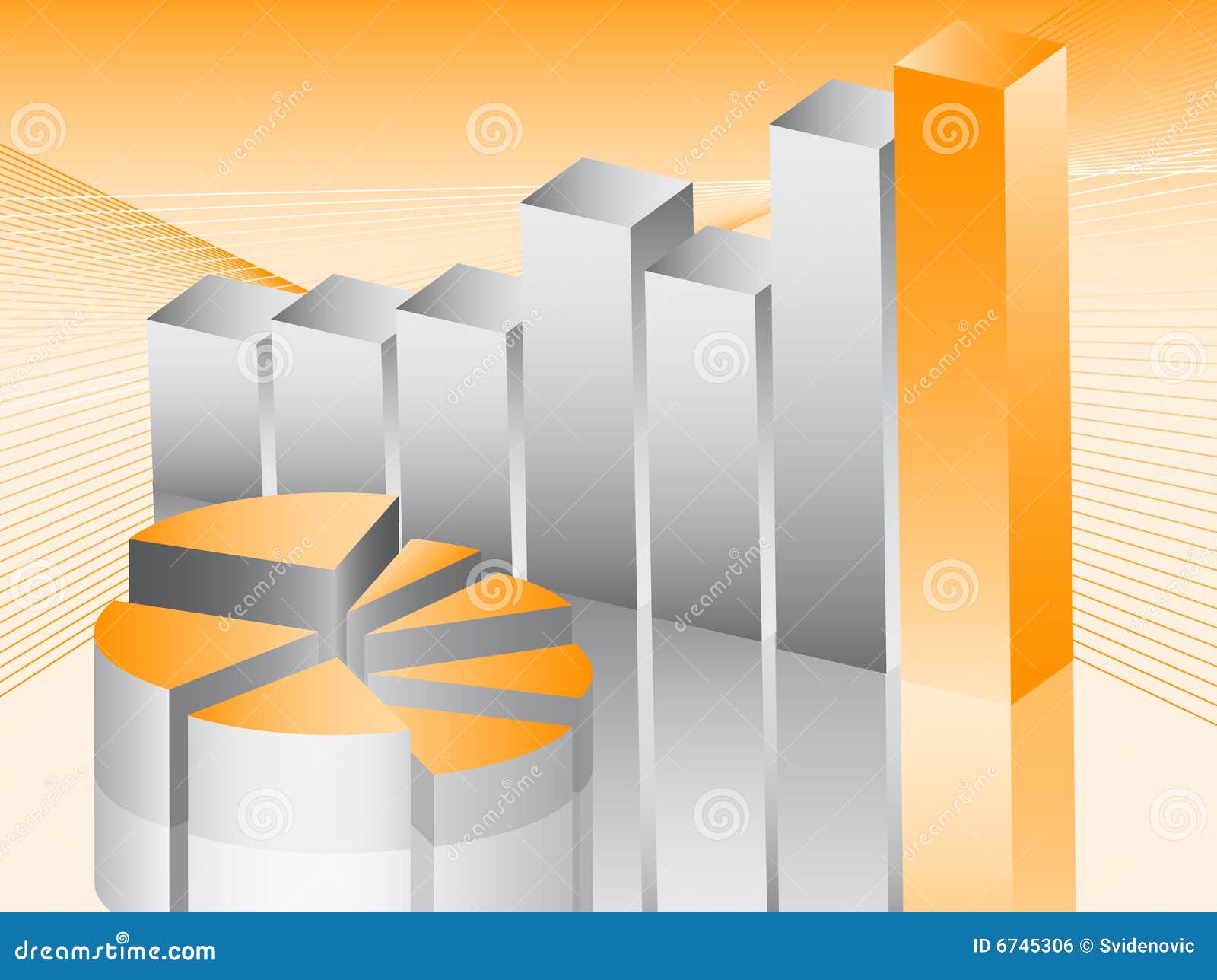 Graphics stock vector. Illustration of abstract, growth - 6745306