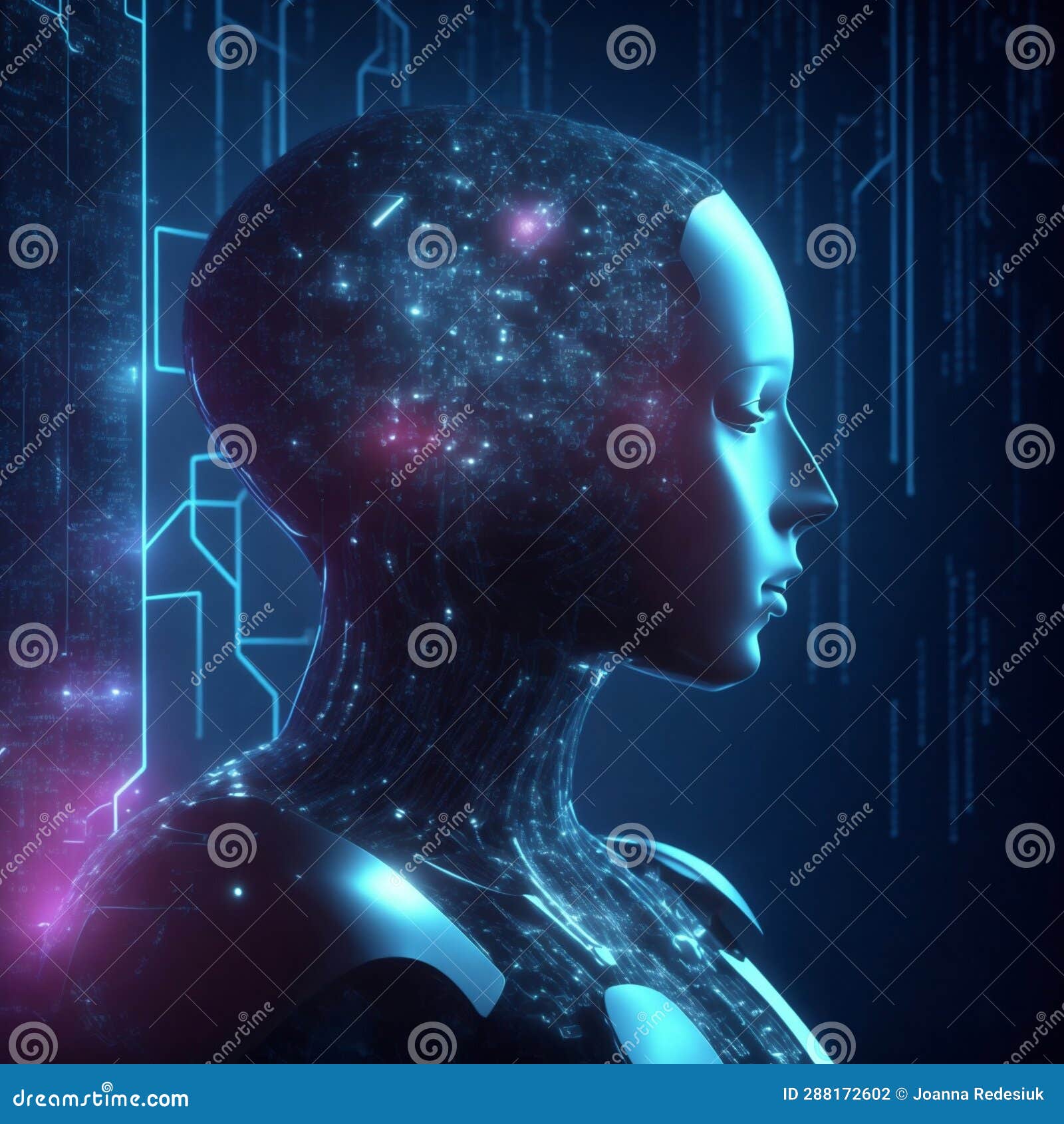 Graphics Artificial Intelligence Brain Futuristic Future World , Robot ...