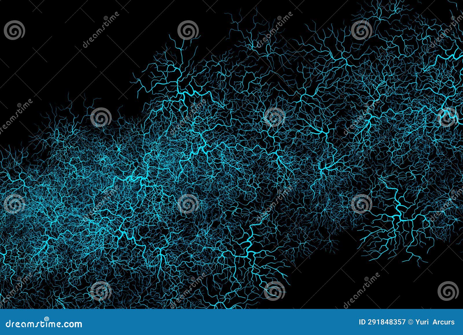 Graphics, Background and Blue Veins for Blood System, Illustration or ...