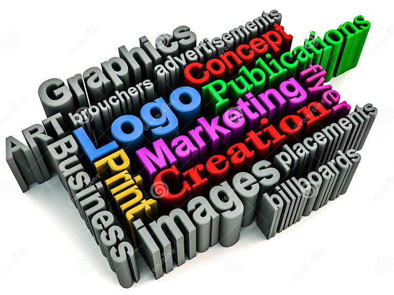 Graphics branding concept stock illustration. Illustration of branding ...