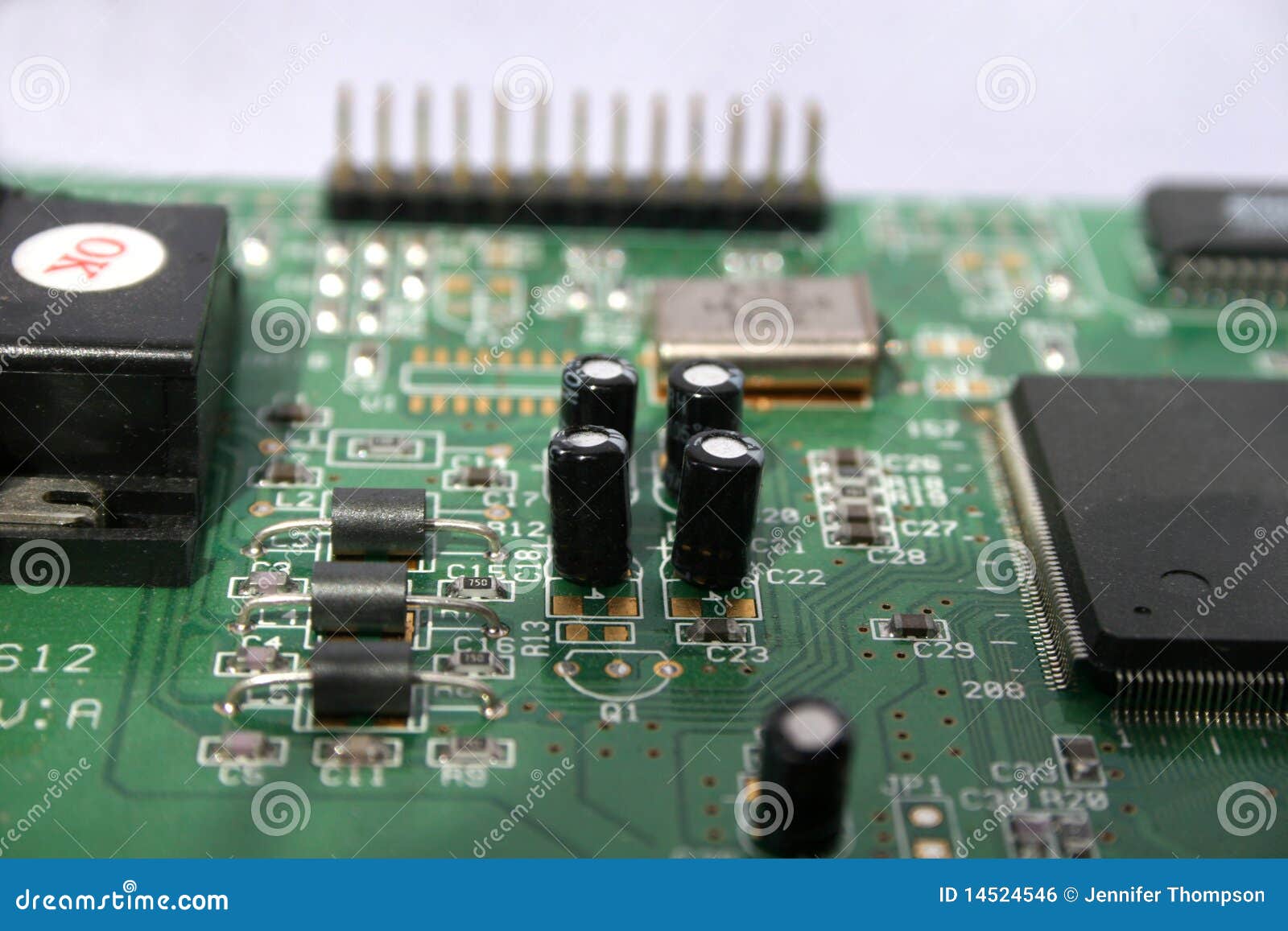 Graphics card stock photo. Image of motherboard, chip - 14524546
