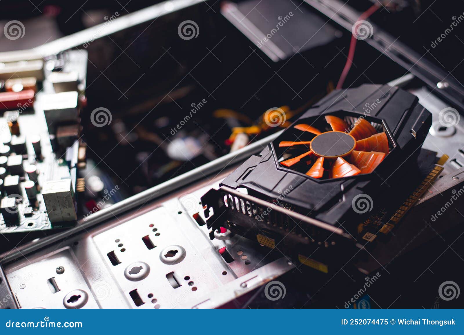 Graphics Card, Computer, Technician Stock Image - Image of data, board ...