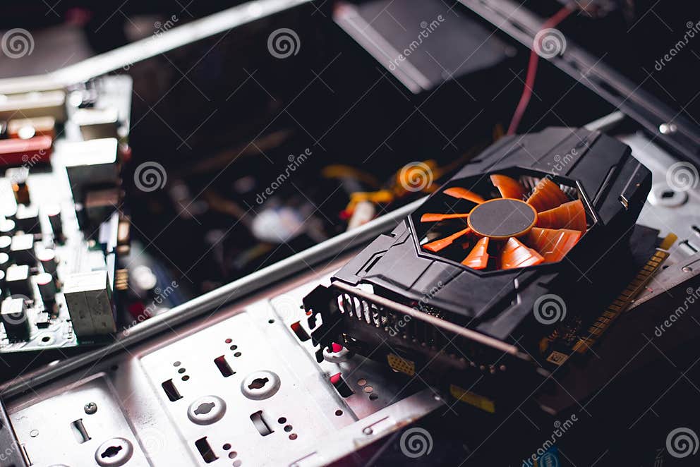 Graphics Card, Computer, Technician Stock Image - Image of data, board ...