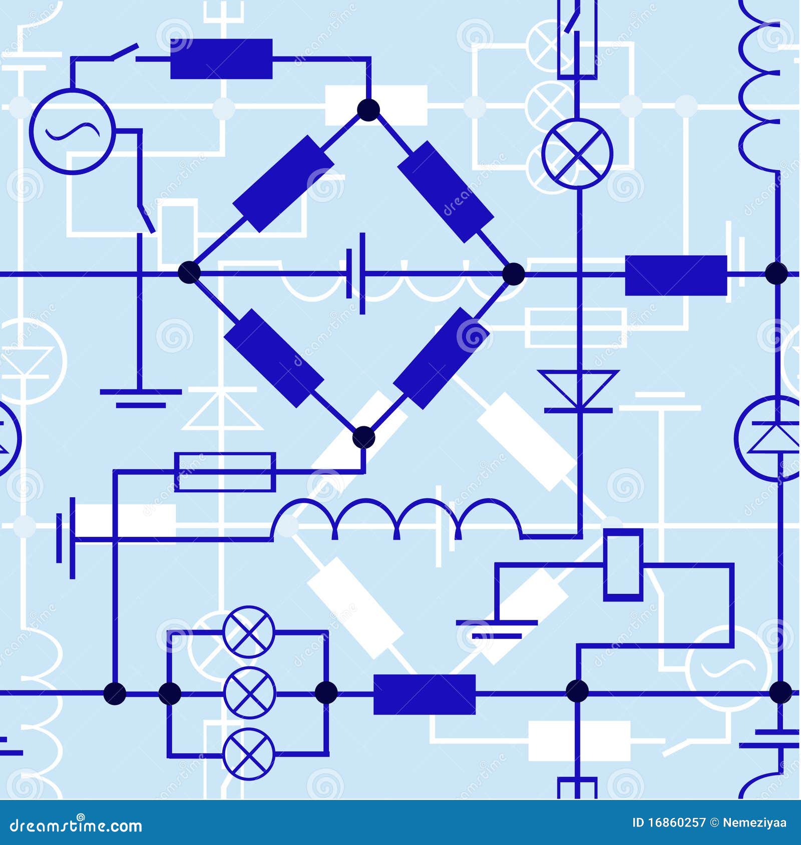 Graphics, Chart and Formulas of Electricity. Stock Vector ...