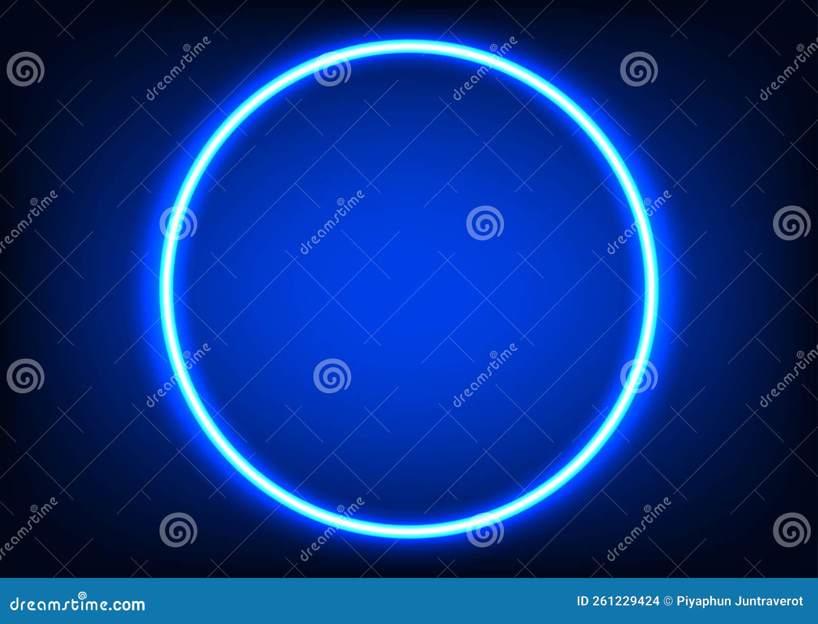 Graphics Design Circle Glow with Blue Tone Background Vector ...