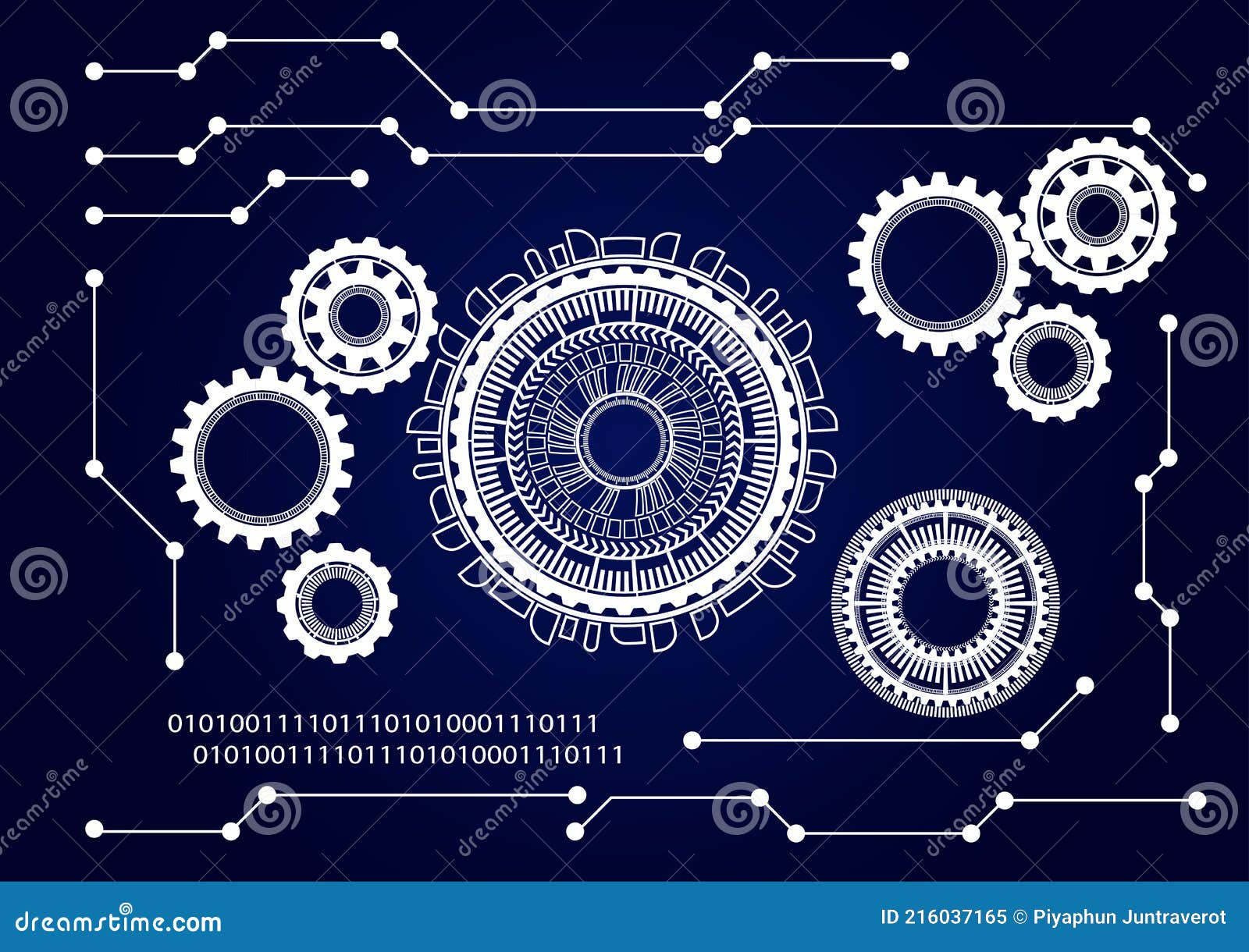 Graphics Design Illustration Digital Circuit Diagram Technology for ...
