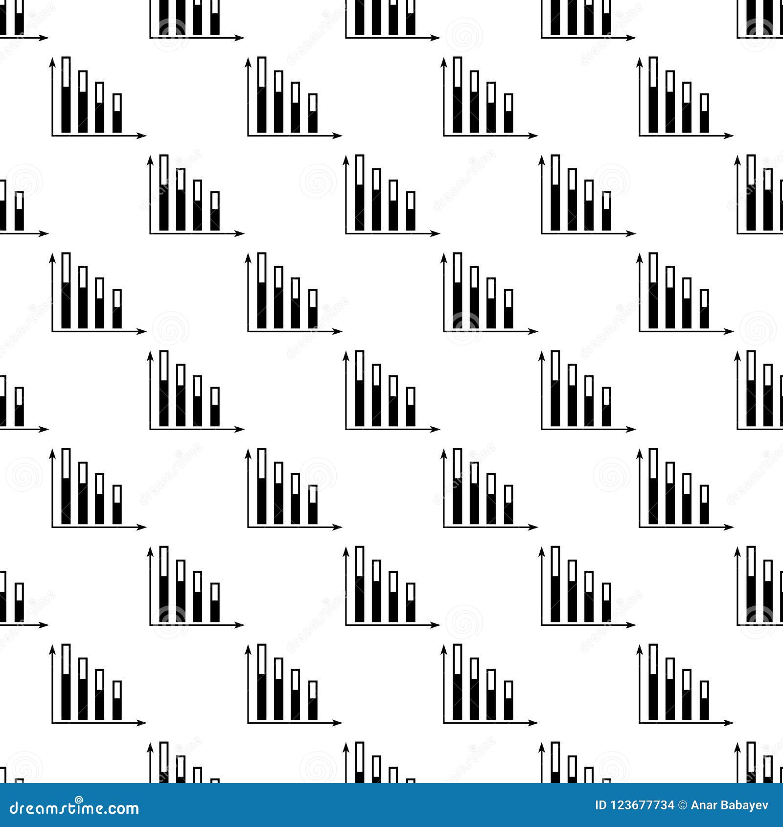 Graphics and Diagram Icon in Pattern Style. One of Chart Collection ...