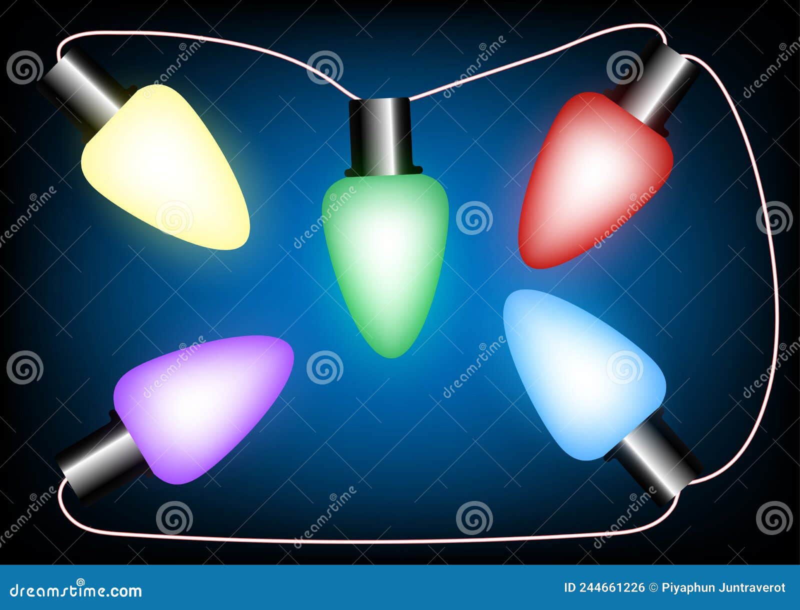 Graphics Drawing Bulb Bright Vector Illustration Stock Vector ...