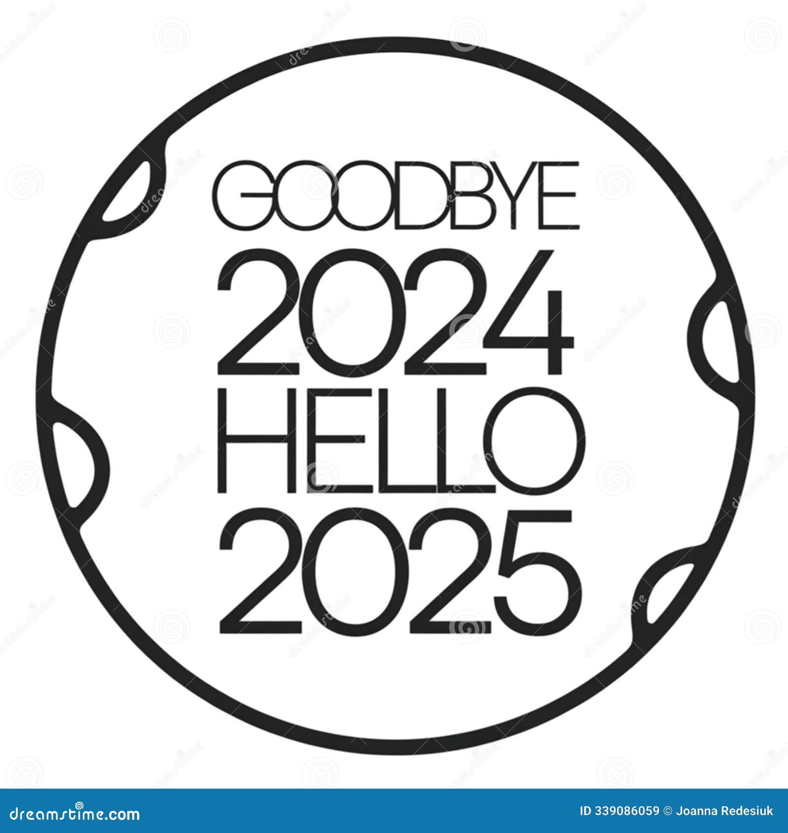 Good Bye 2024 Text Cool Neon-colored Animation. Past Year 2024 New Year ...