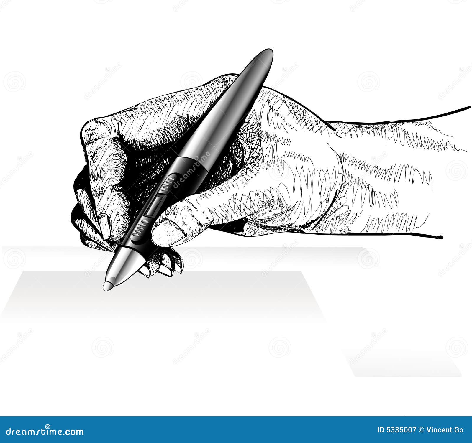 Graphics pen stock vector. Illustration of technology - 5335007
