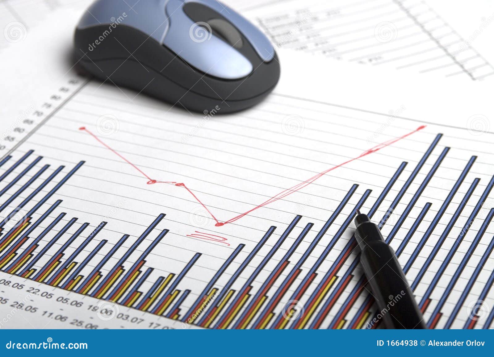 Graphics pen & mouse stock photo. Image of company - 1664938