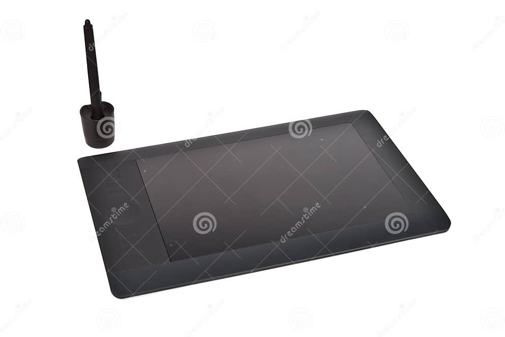 Graphics tablet stock image. Image of design, draw, brush - 30491275