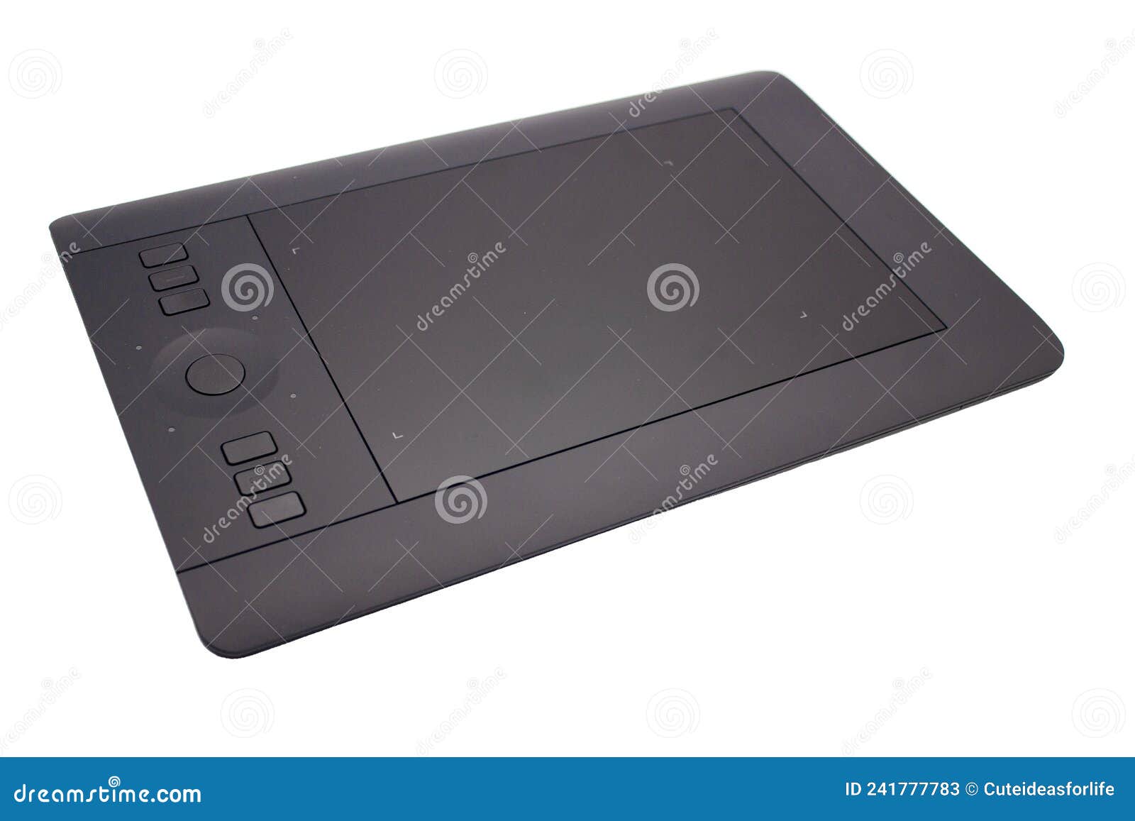 Graphics Tablet for Illustrators on White Background Stock Image ...