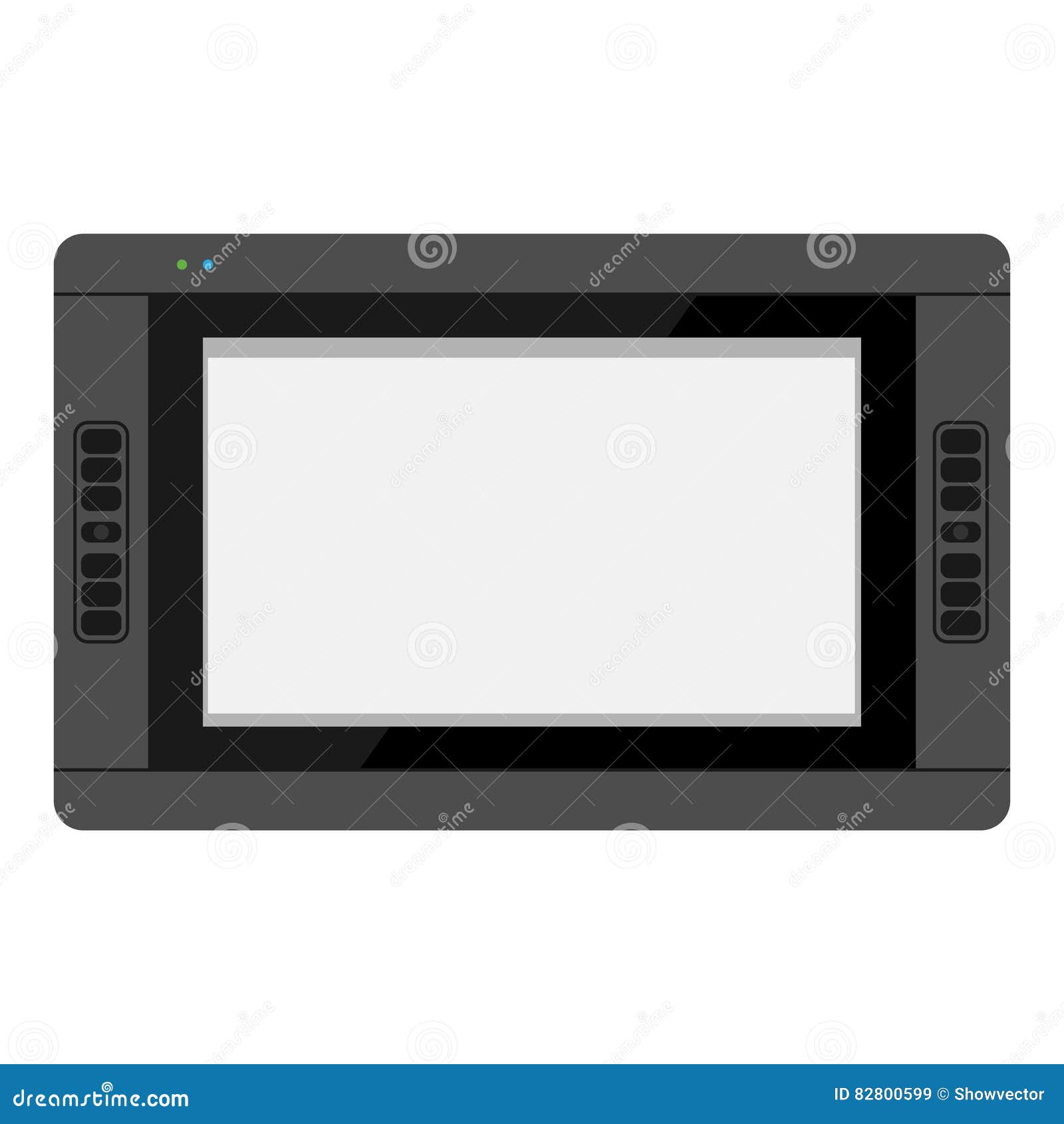 Graphics Tablet Vector Illustration Stock Vector - Illustration of ...