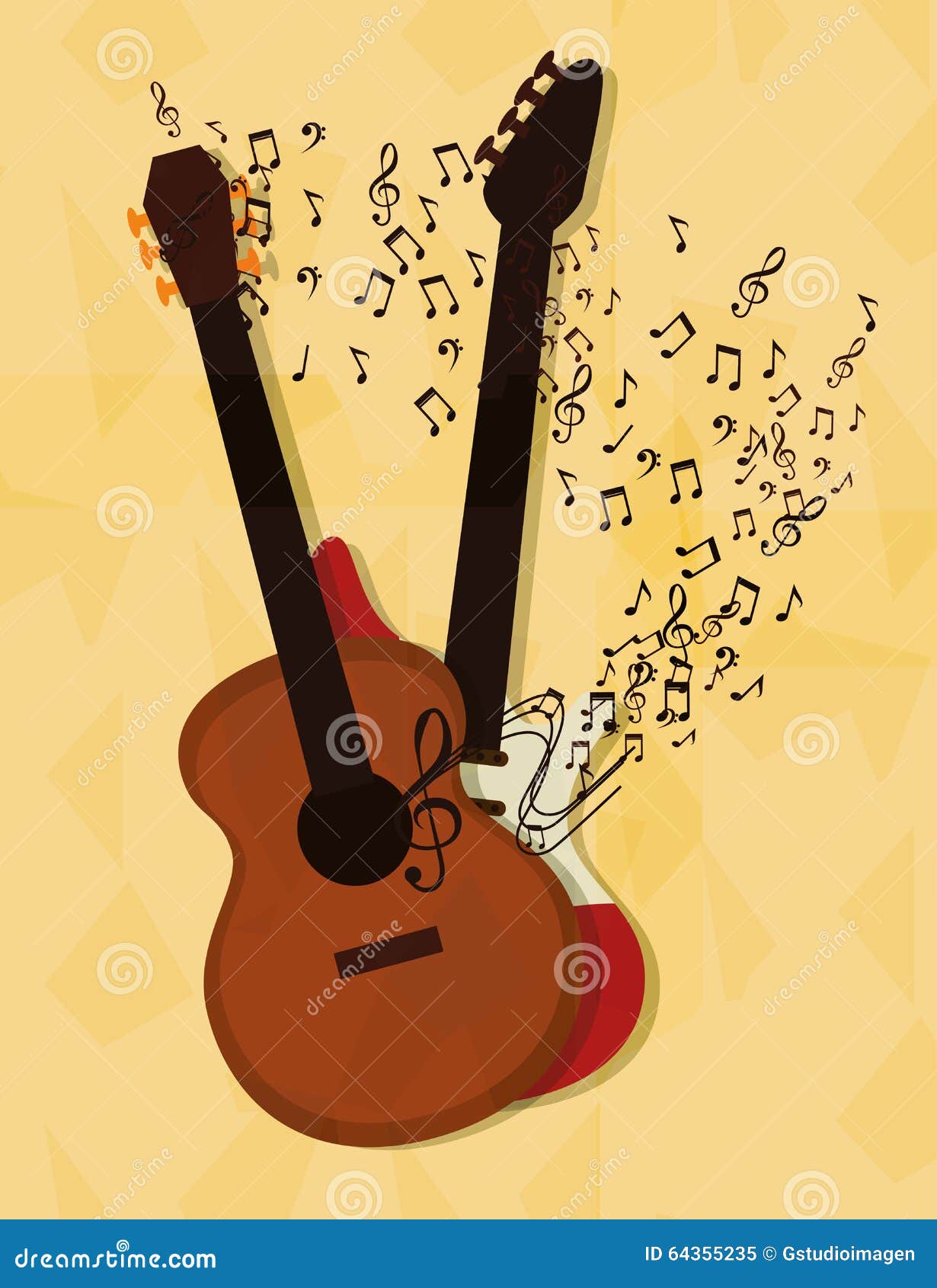 Graphique d'art de musique illustration stock. Illustration du sonore ...