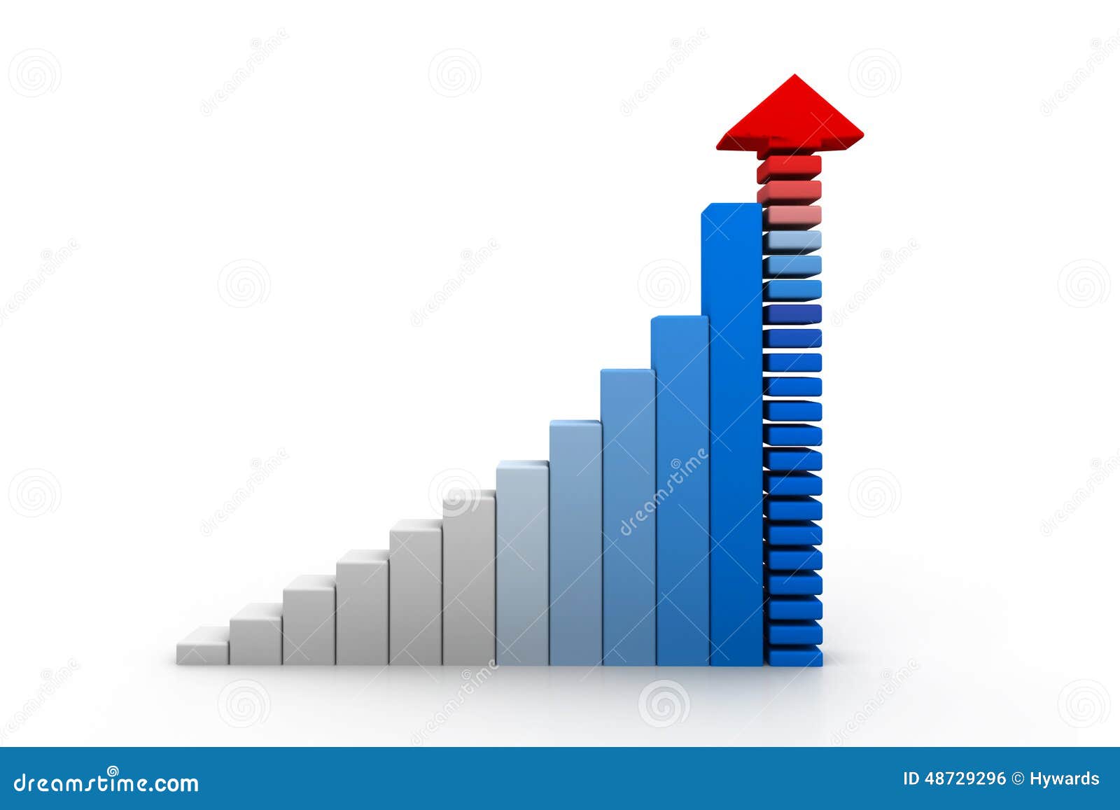 Graphique De Gestion Croissant Illustration Stock - Illustration du ...