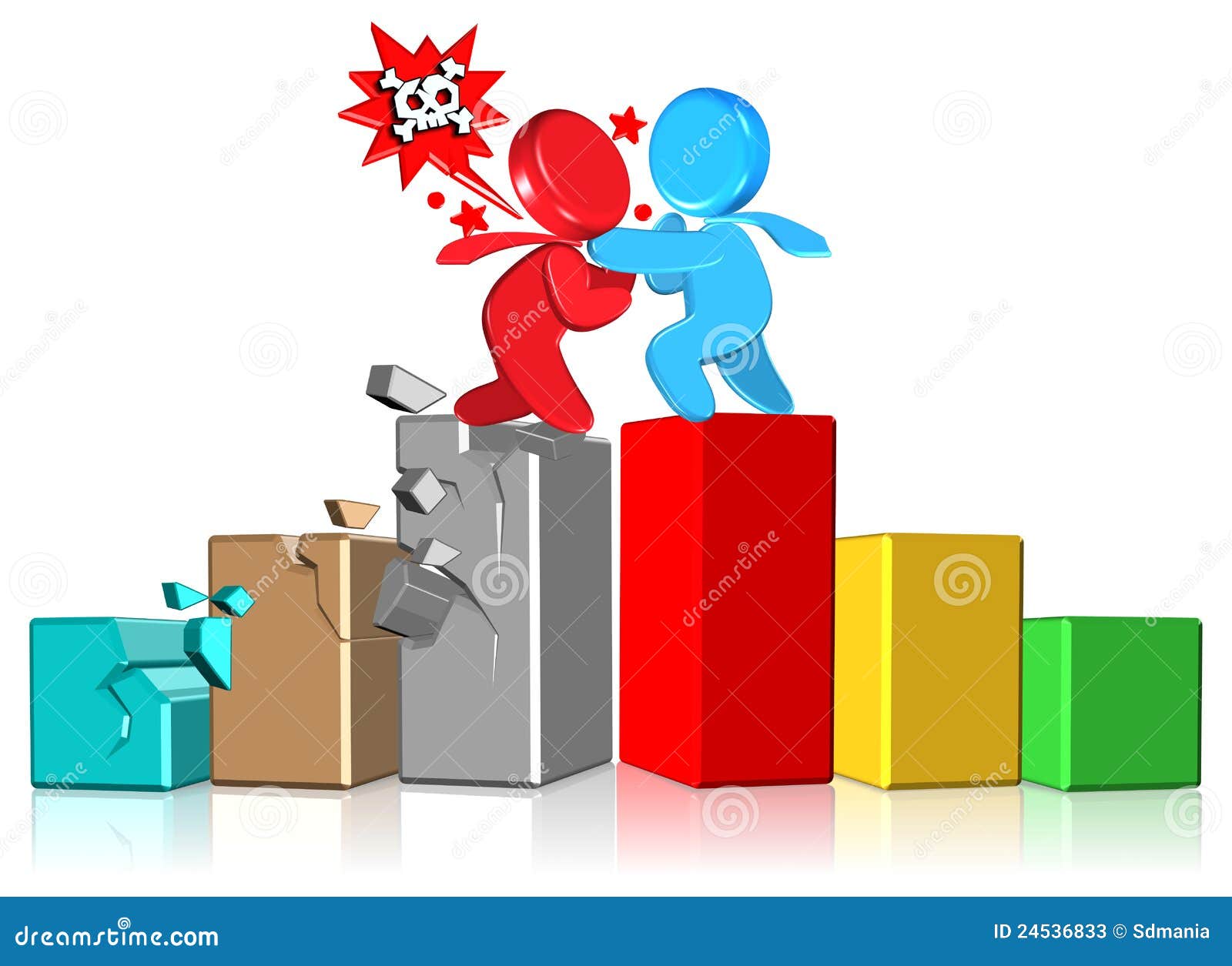 Graphique De Gestion De Conflit Photos stock - Image: 24536833