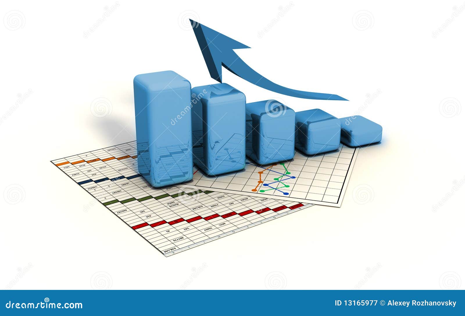 Graphique De Gestion, Diagramme, Tableau, Bar Illustration Stock ...