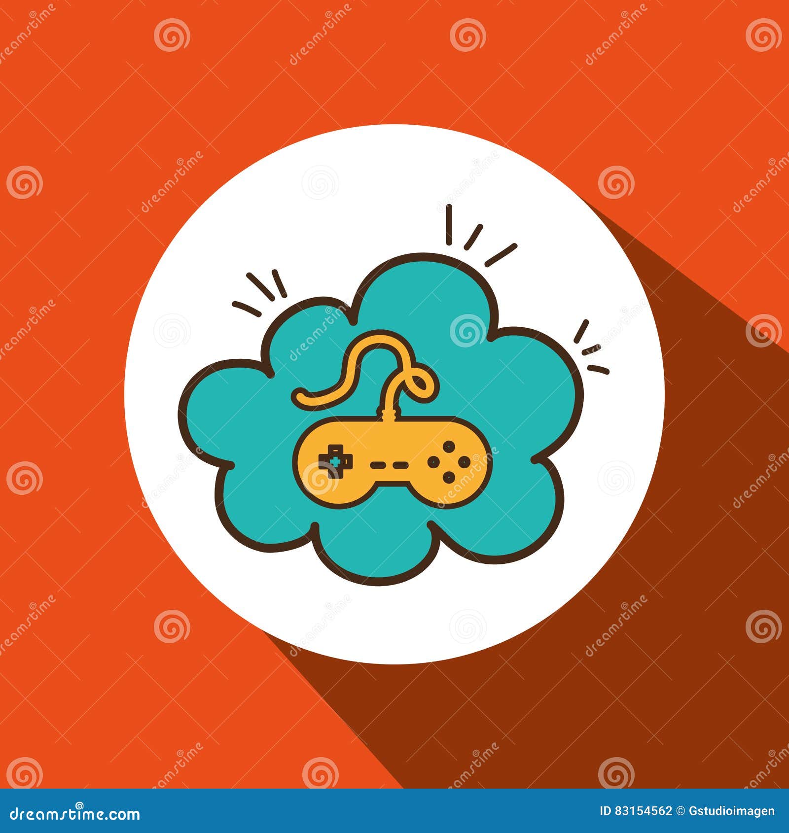 Graphique De Jeu De Pupitre De Commande Illustration Stock ...