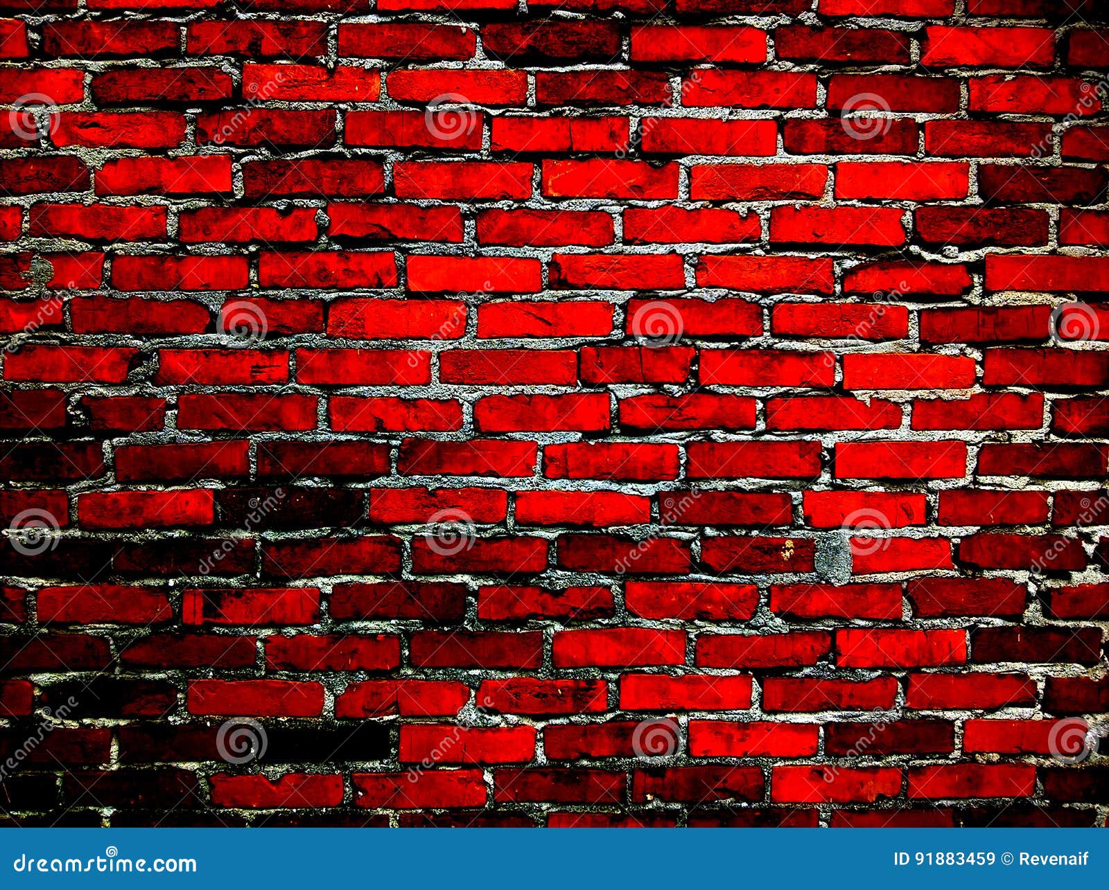Graphique De Rouge De Brickwallpaper Illustration Stock - Illustration ...