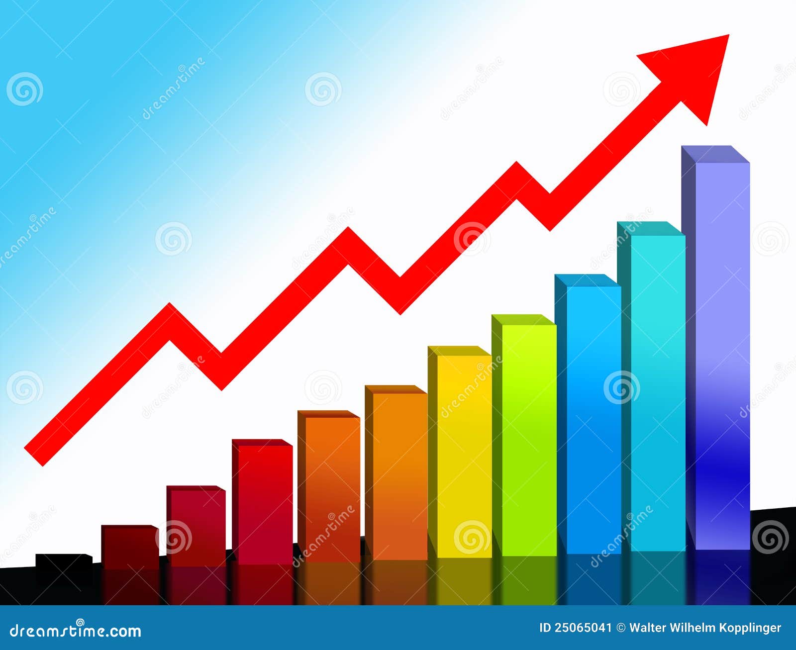Graphique financier image stock. Image du données, nuages - 25065041