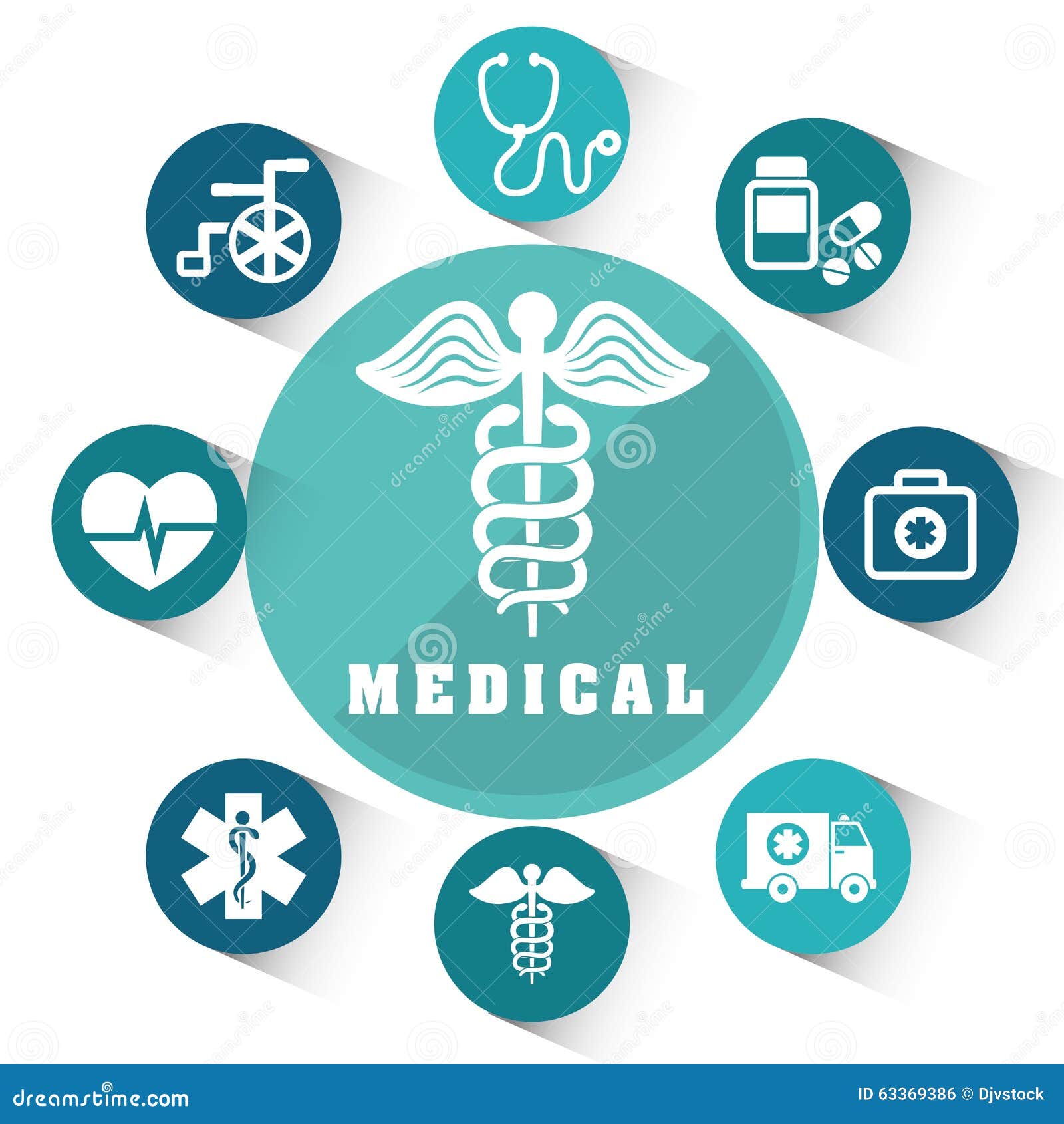 Graphique Médical De Soins De Santé Illustration de Vecteur ...