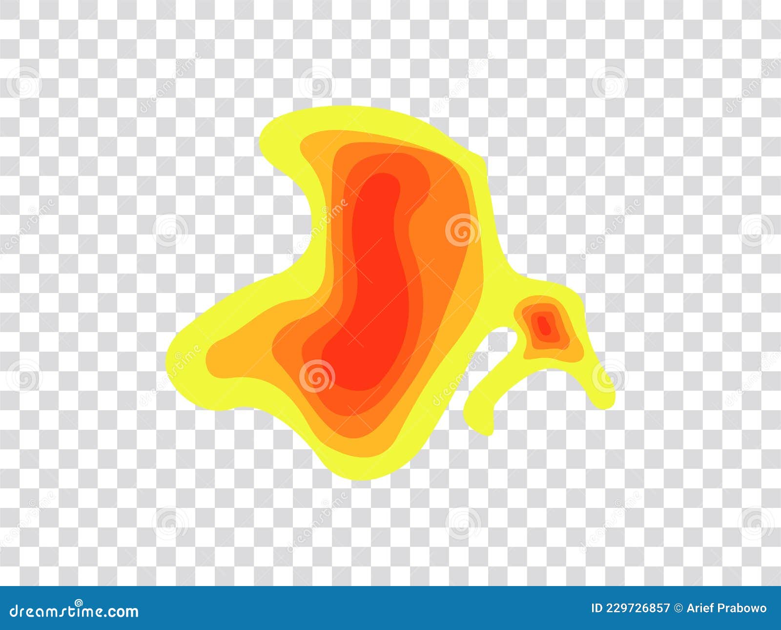 Graphique Vectorielle Des Rayons Infrarouges Avec Spectre De Points ...