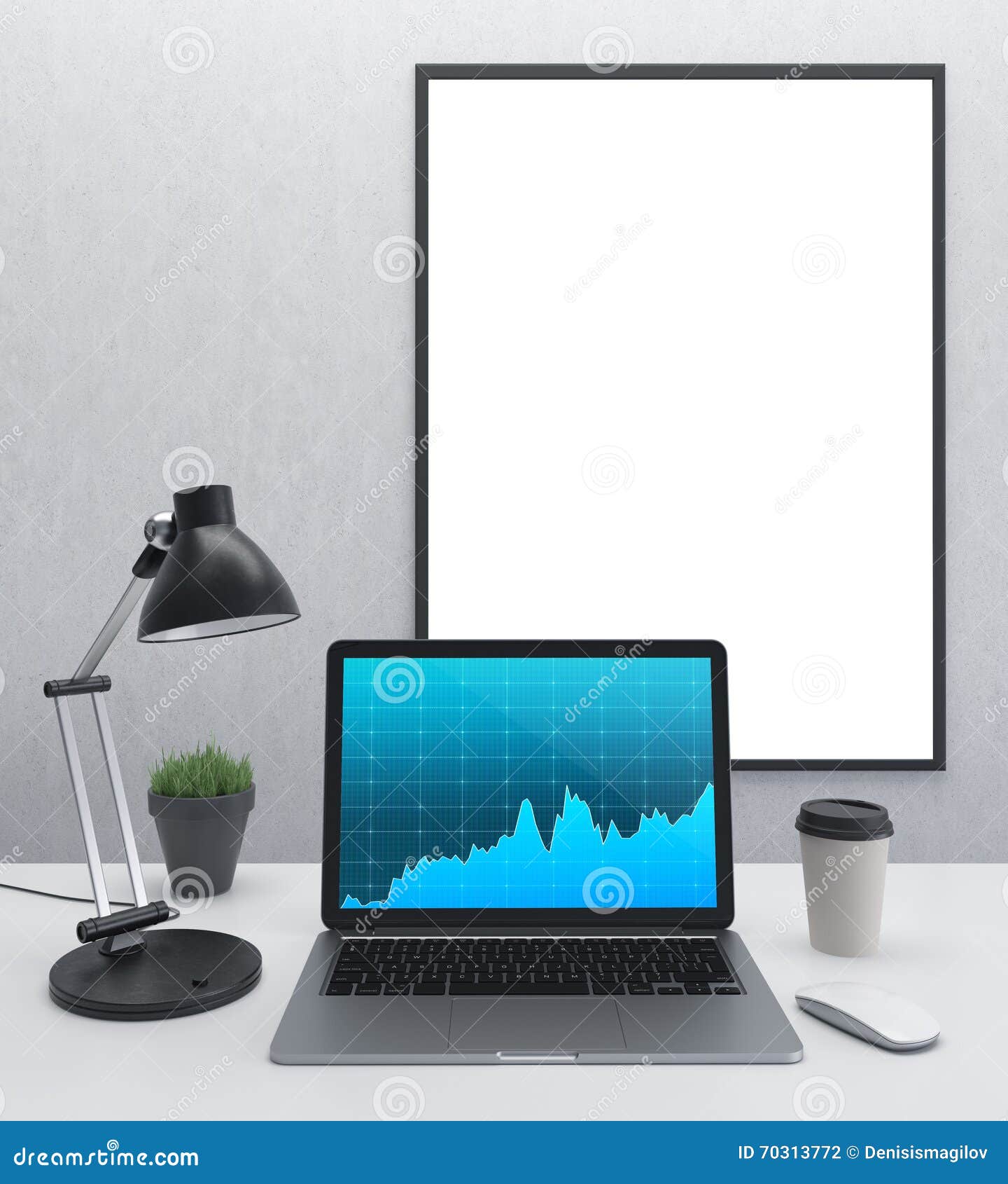 Graphique Vide De Cadre Et De Gestion Illustration Stock - Illustration ...