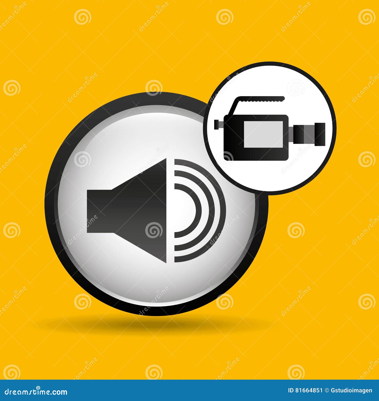 Graphique Visuel De Bruit De Concept De Production Illustration de ...