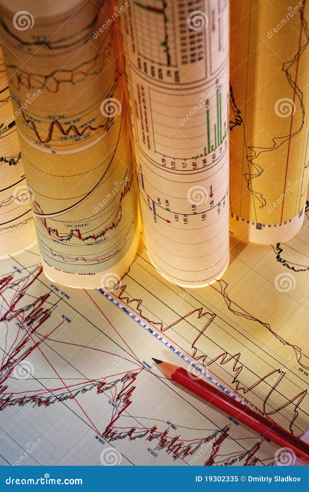 Graphiques et diagrammes image stock. Image of graphiques - 19302335