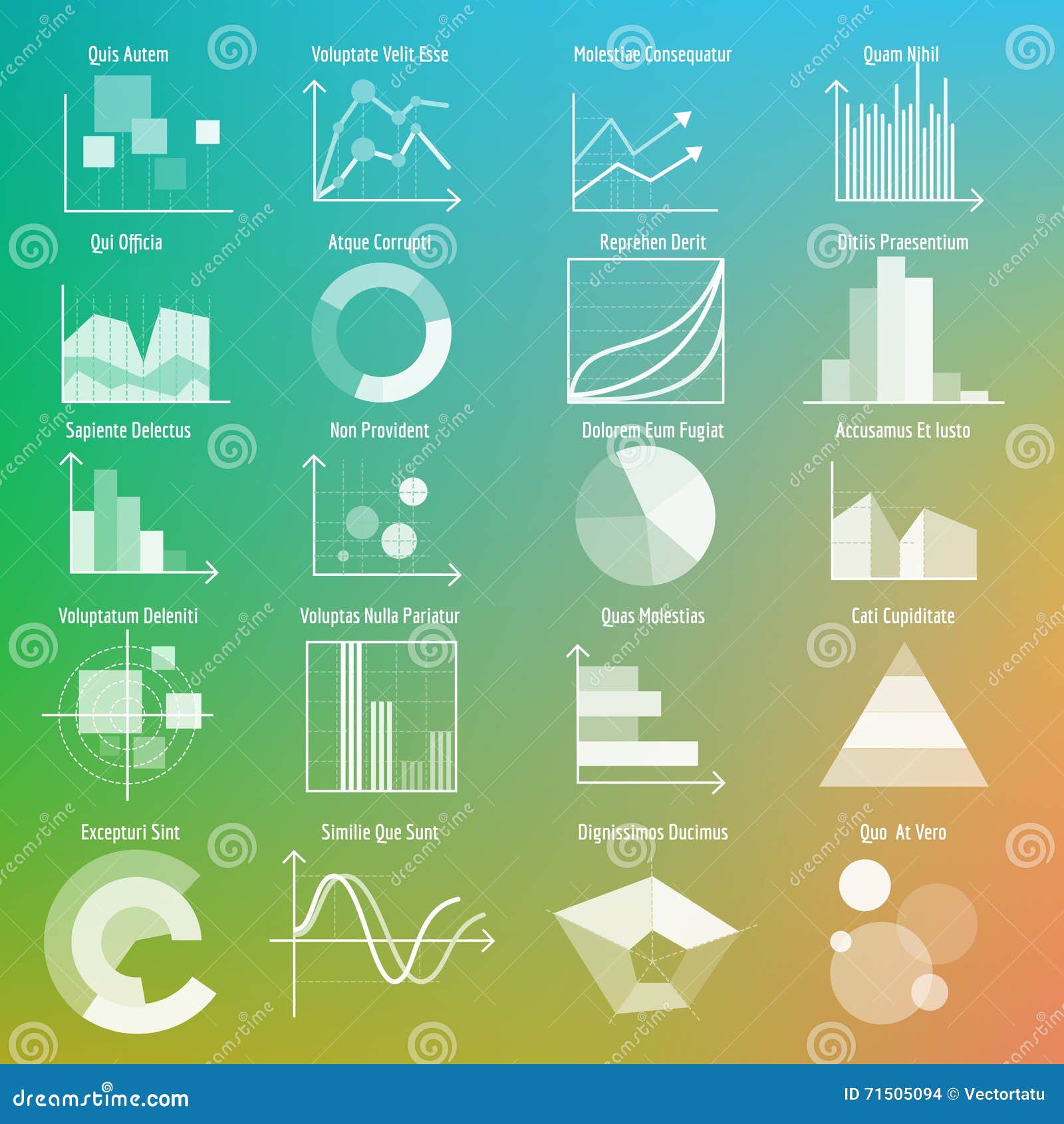 Graphiques Et Diagrammes De Vecteur Illustration de Vecteur ...