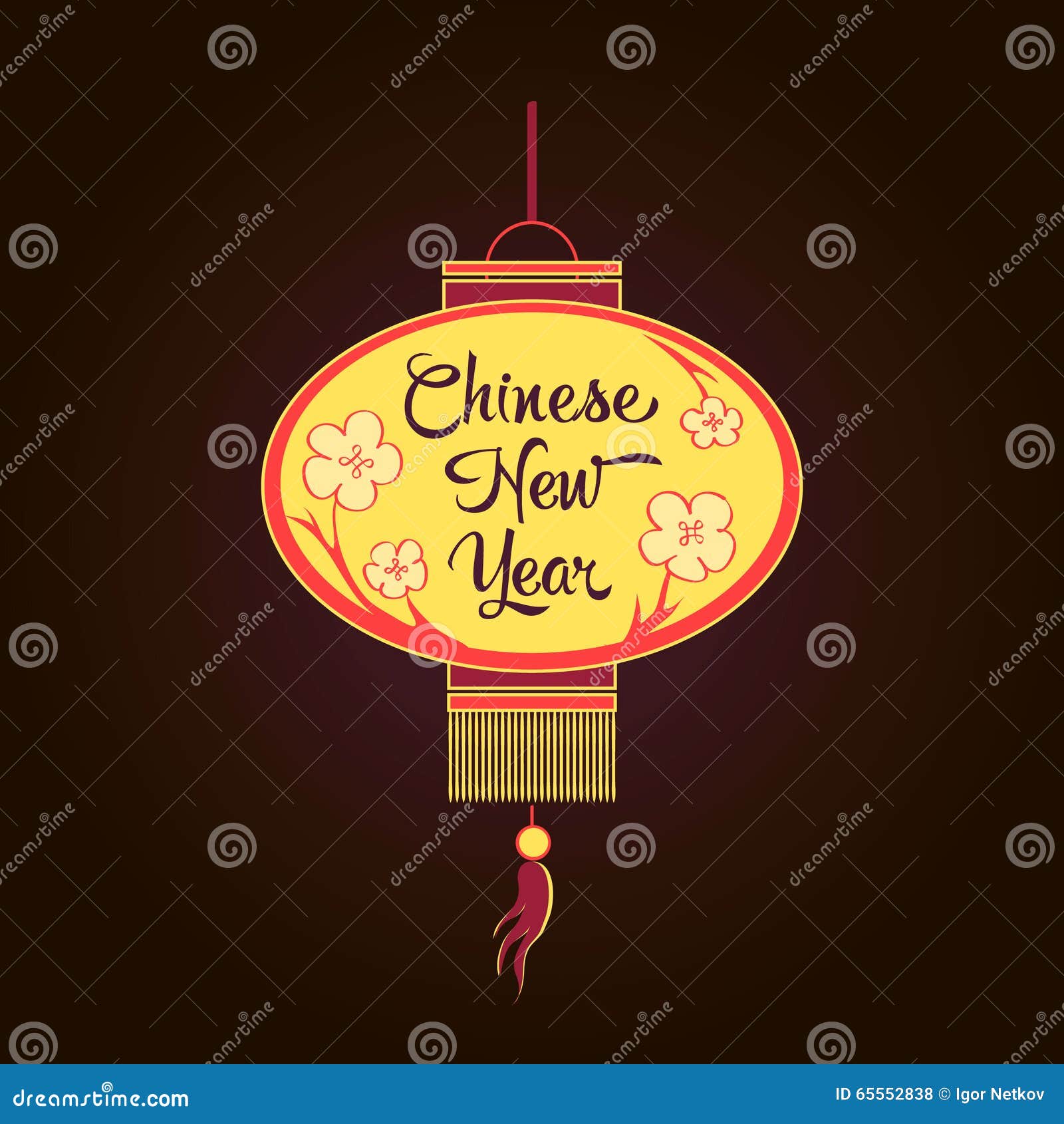 Graphisme Chinois D'an Neuf Illustration de Vecteur - Illustration du ...