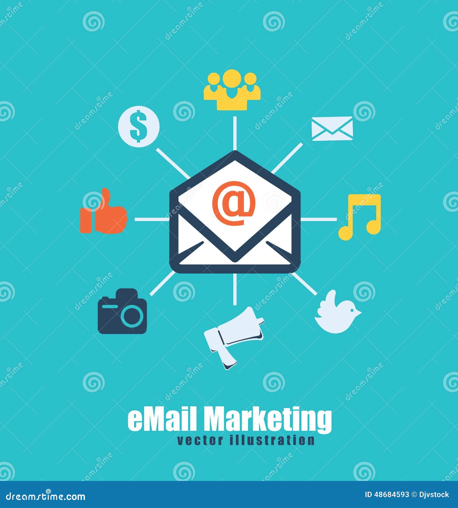 Graphisme d'email illustration de vecteur. Illustration du conception ...